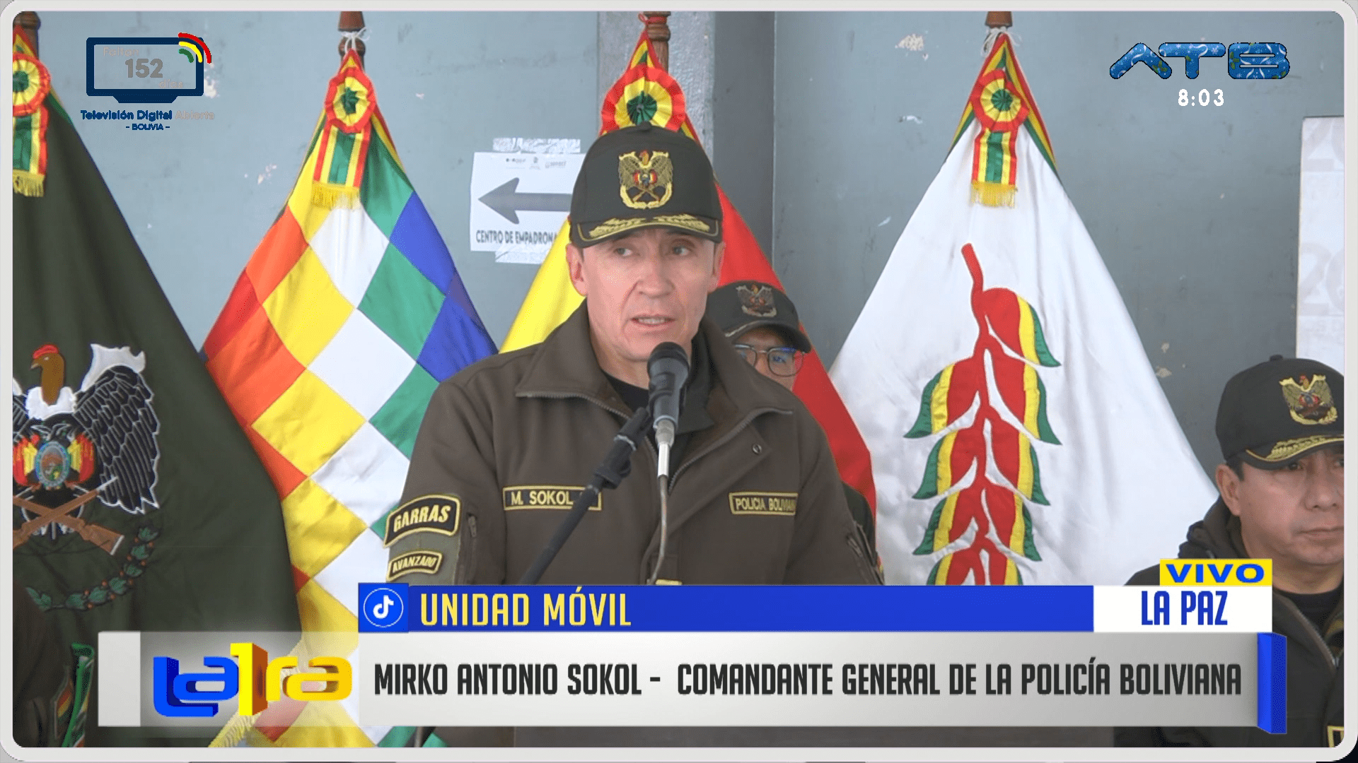 Policía Boliviana inicia pruebas de ingreso a academias y lanza oficina ...