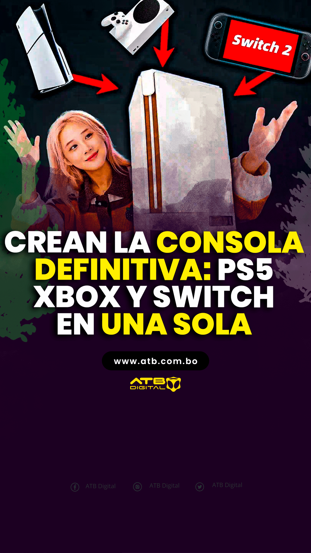 Así es la “Ningtendo PXBOX 5”, una consola casera que une PlayStation ...