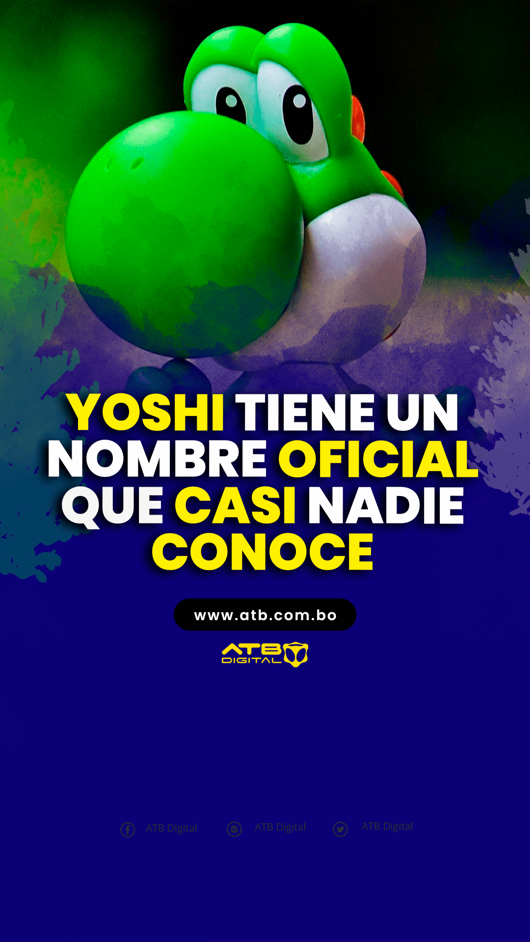 El curioso origen del nombre de Yoshi en el universo Nintendo - ATB Digital