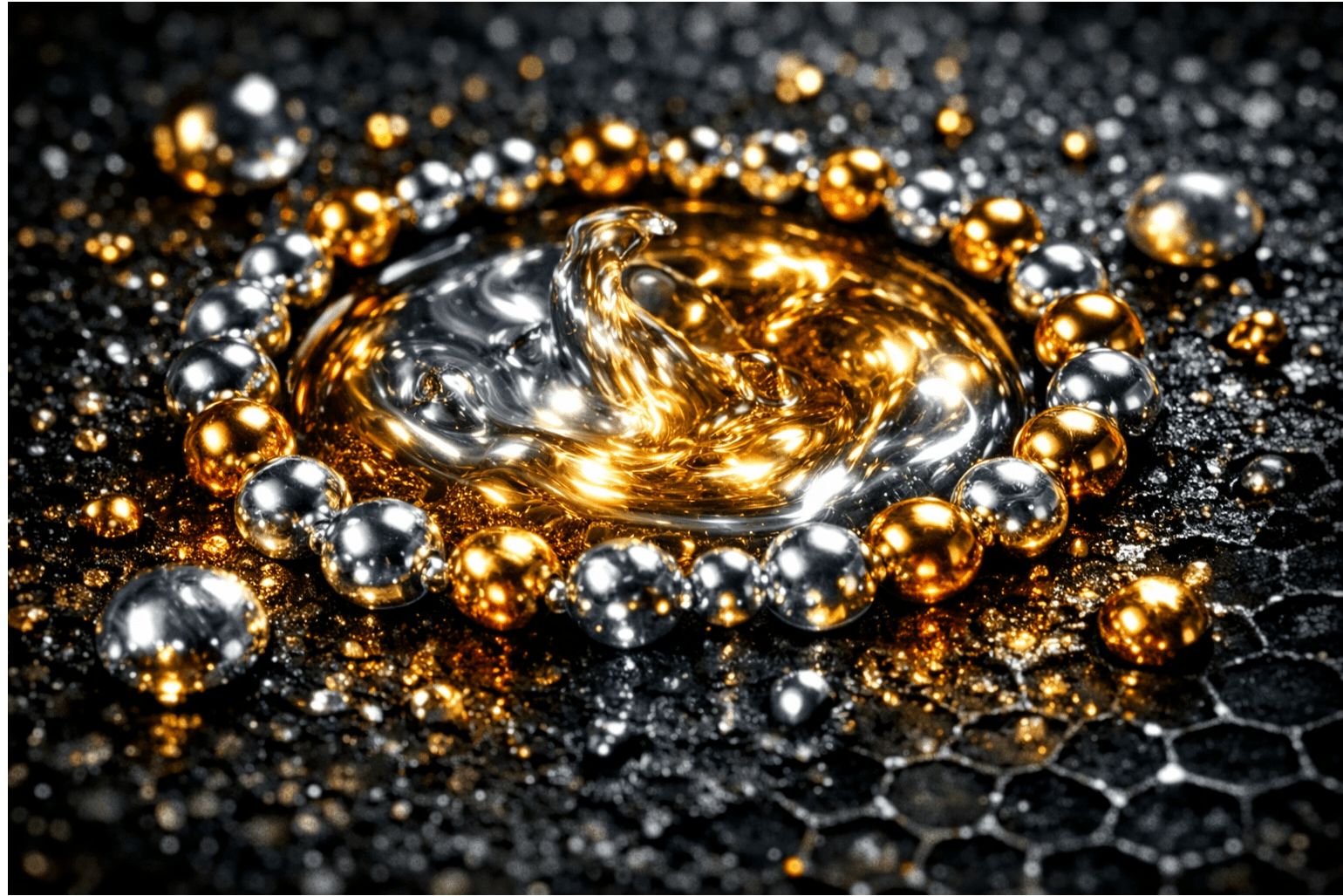 Átomos que se quedan quietos en un metal fundido: el “corral” invisible ...